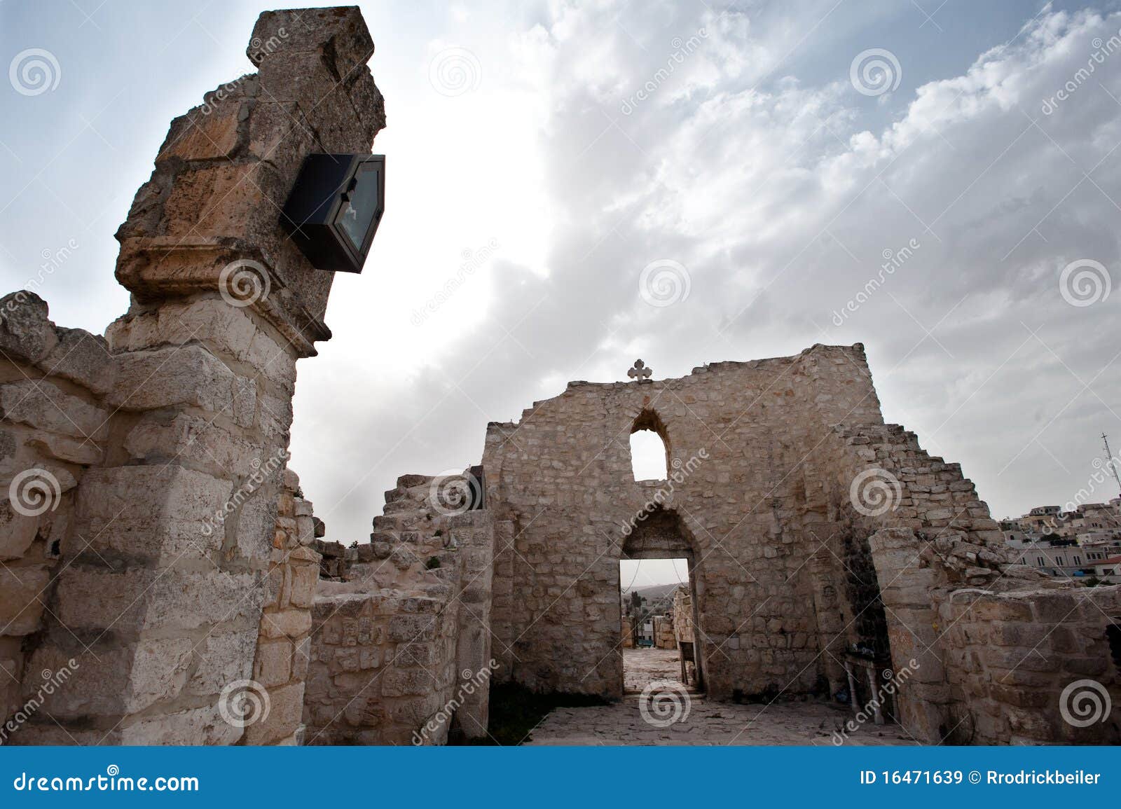 Taybeh Church Ruins stock image. Image of west, christian - 16471639