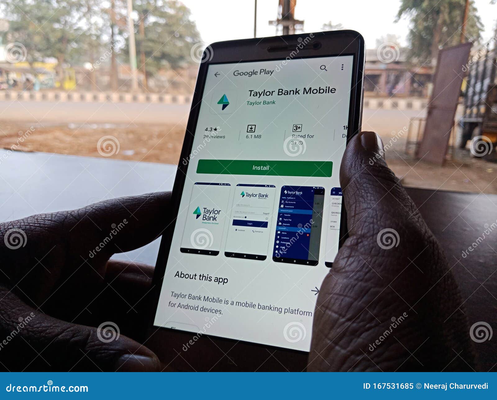 Taylor Bank Online Software Application Presented on Digital Screen at ...