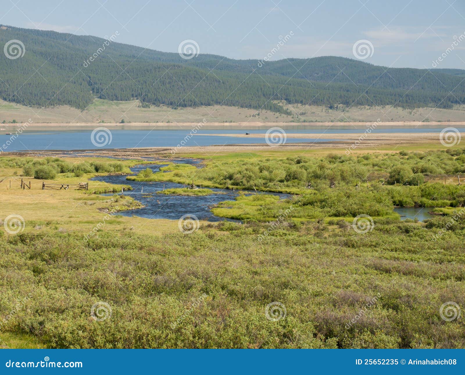 Taylor Park Reservoir stock image. Image of green, reservoir - 25652235