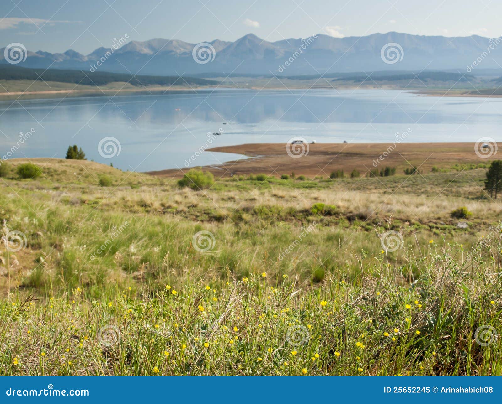 Taylor Park Reservoir stock image. Image of summer, river - 25652245