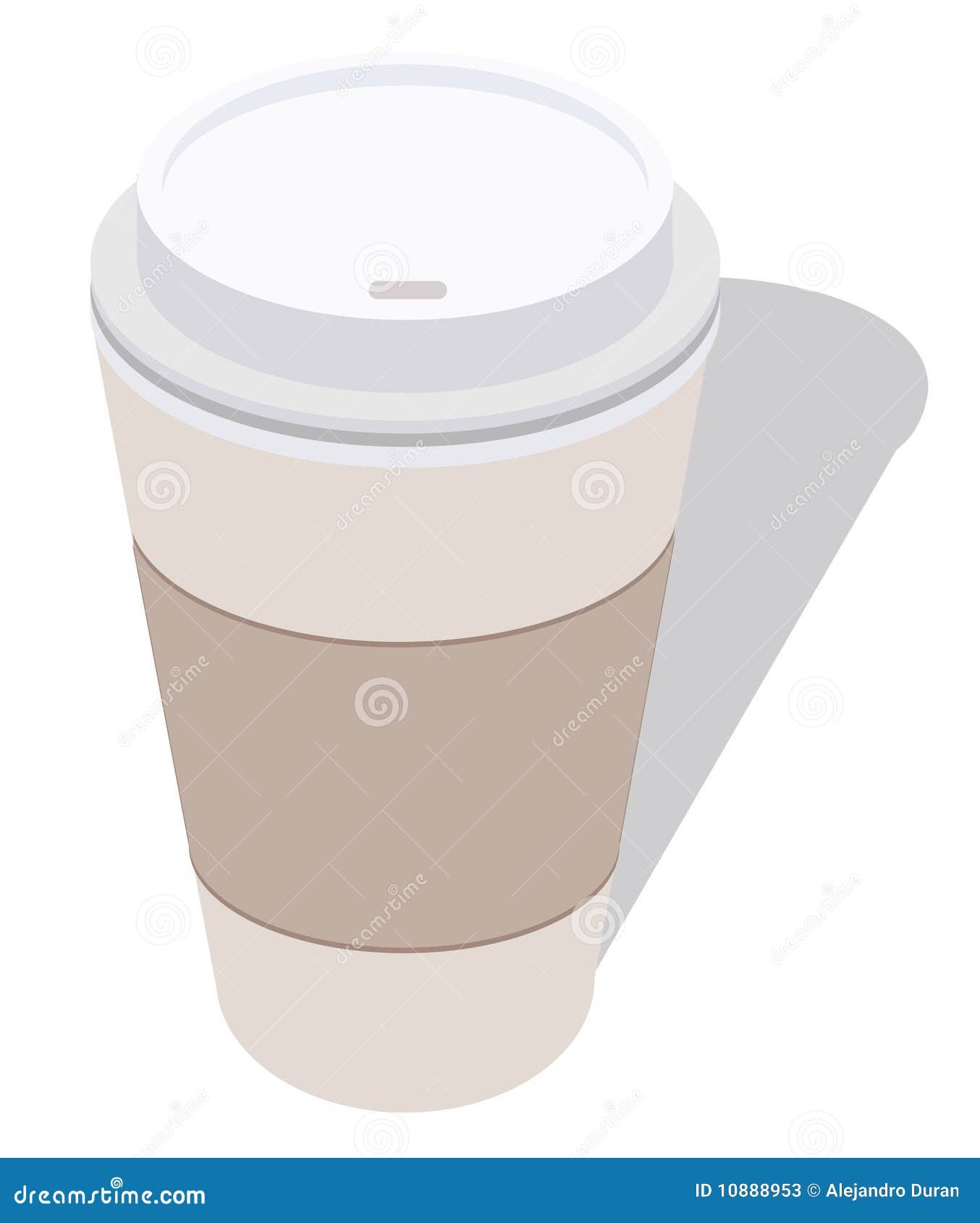 Taza de Java del recorrido ilustración del vector. Ilustración de tapa ...