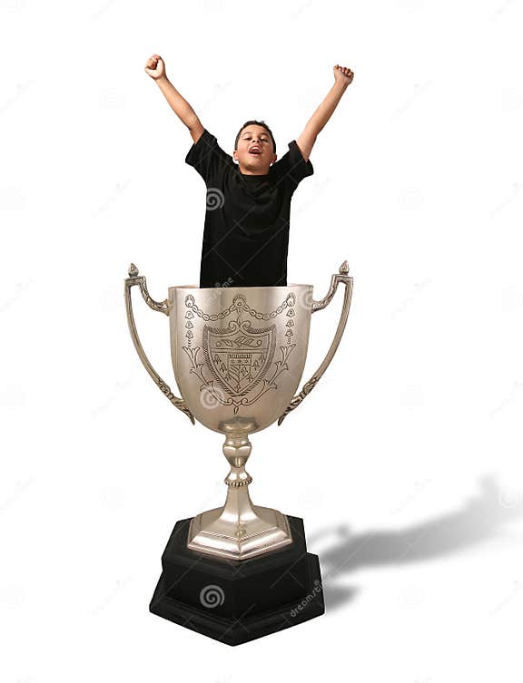 Taza del trofeo foto de archivo. Imagen de deporte, campo - 990808