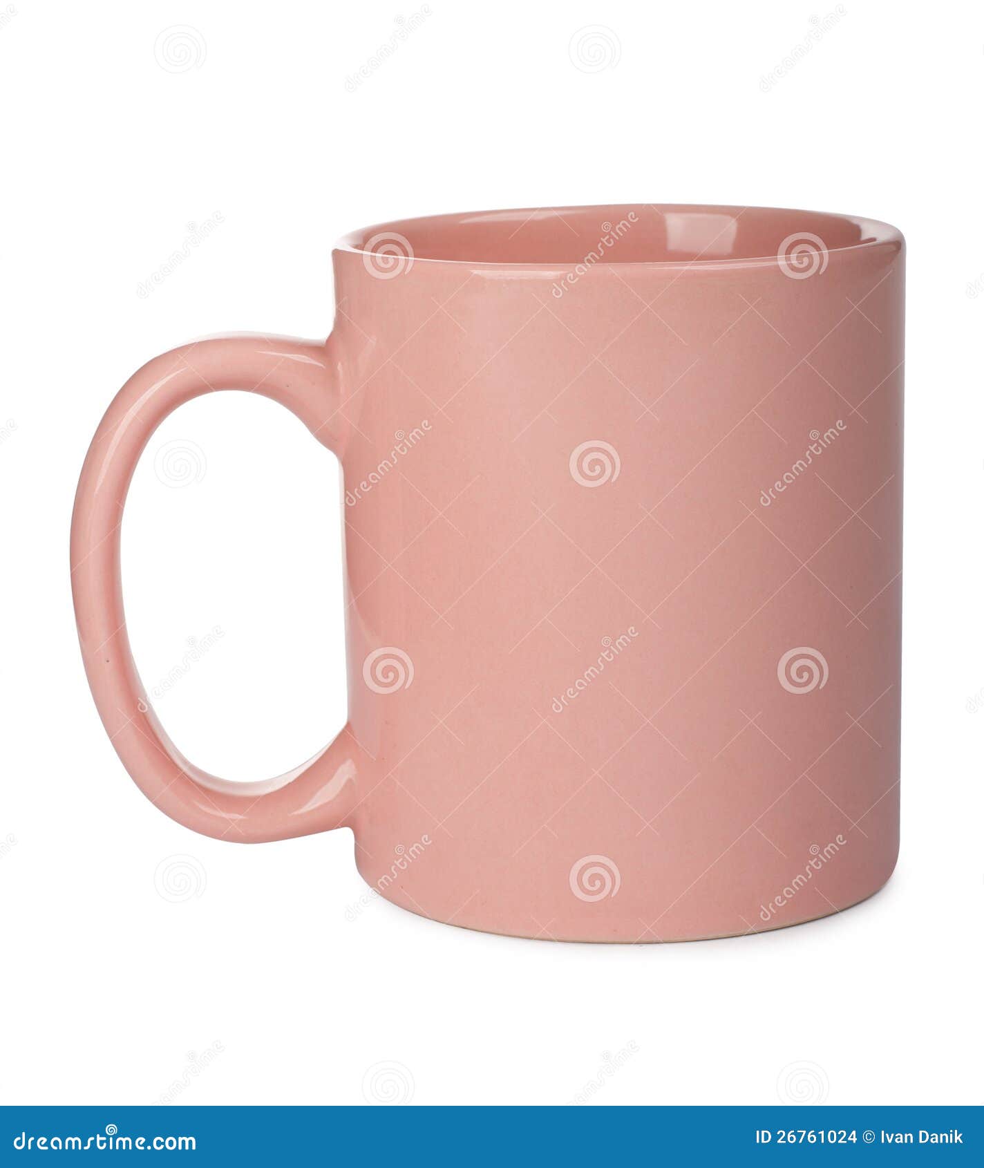 Taza rosada foto de archivo. Imagen de café, rosa, forma - 26761024