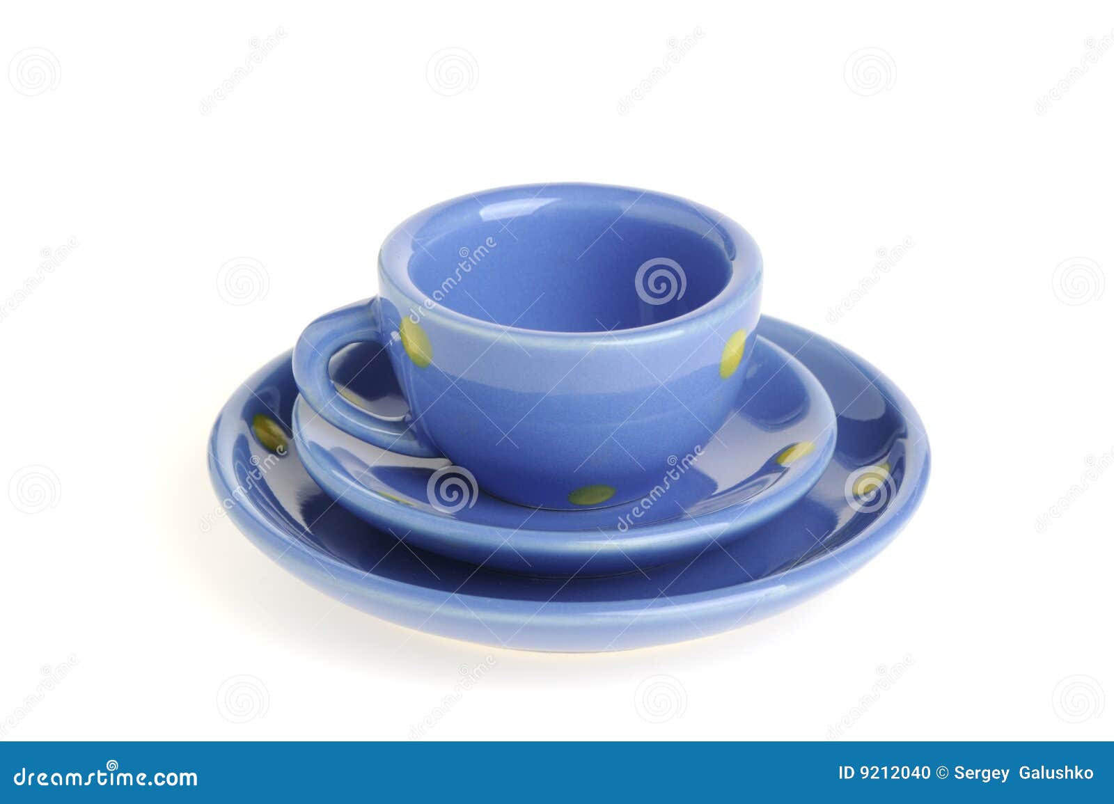 Tazas azules foto de archivo. Imagen de descriptivo, coloreado - 9212040