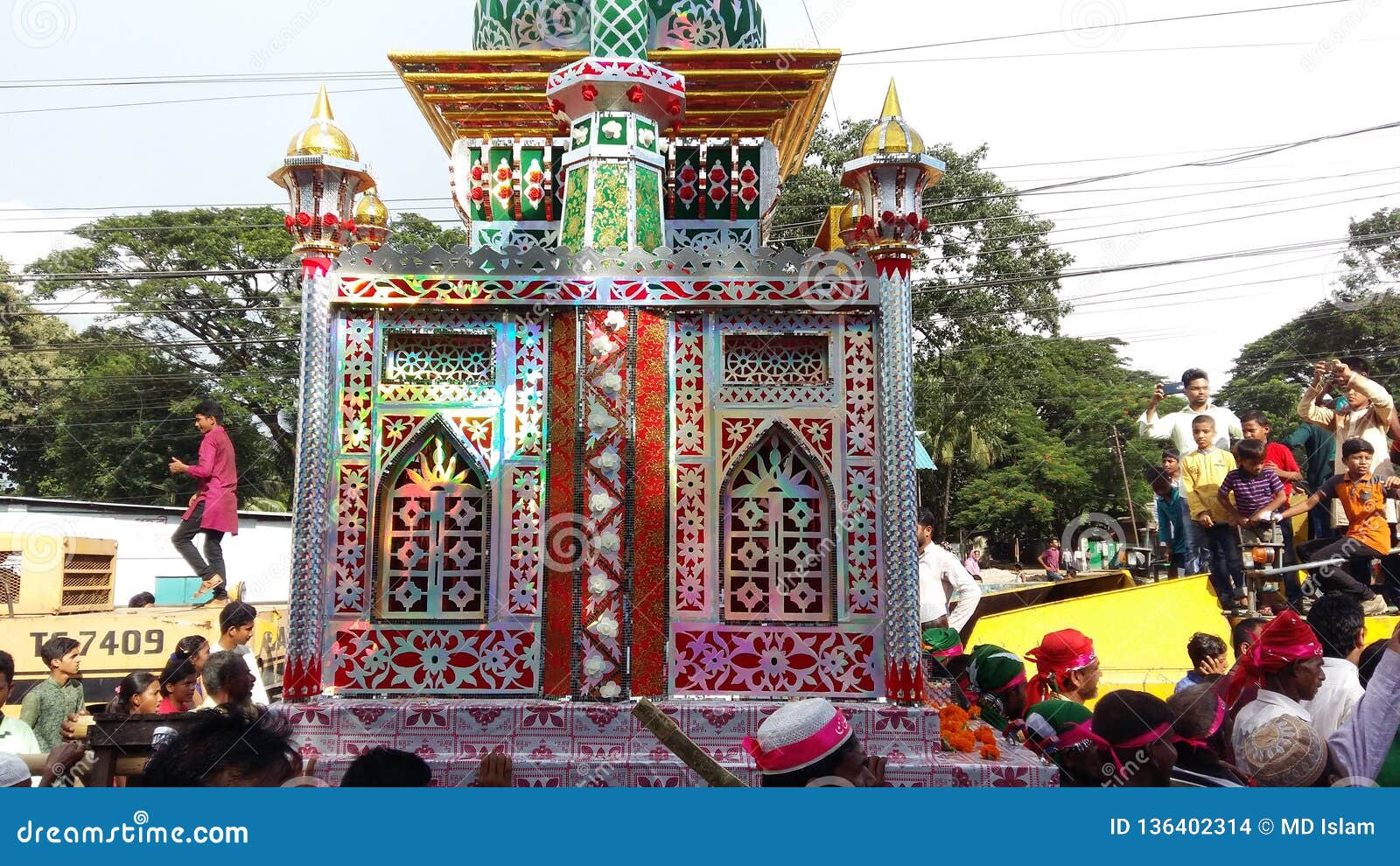 This is a Tazia editorial stock image. Image of tuhis - 136402314