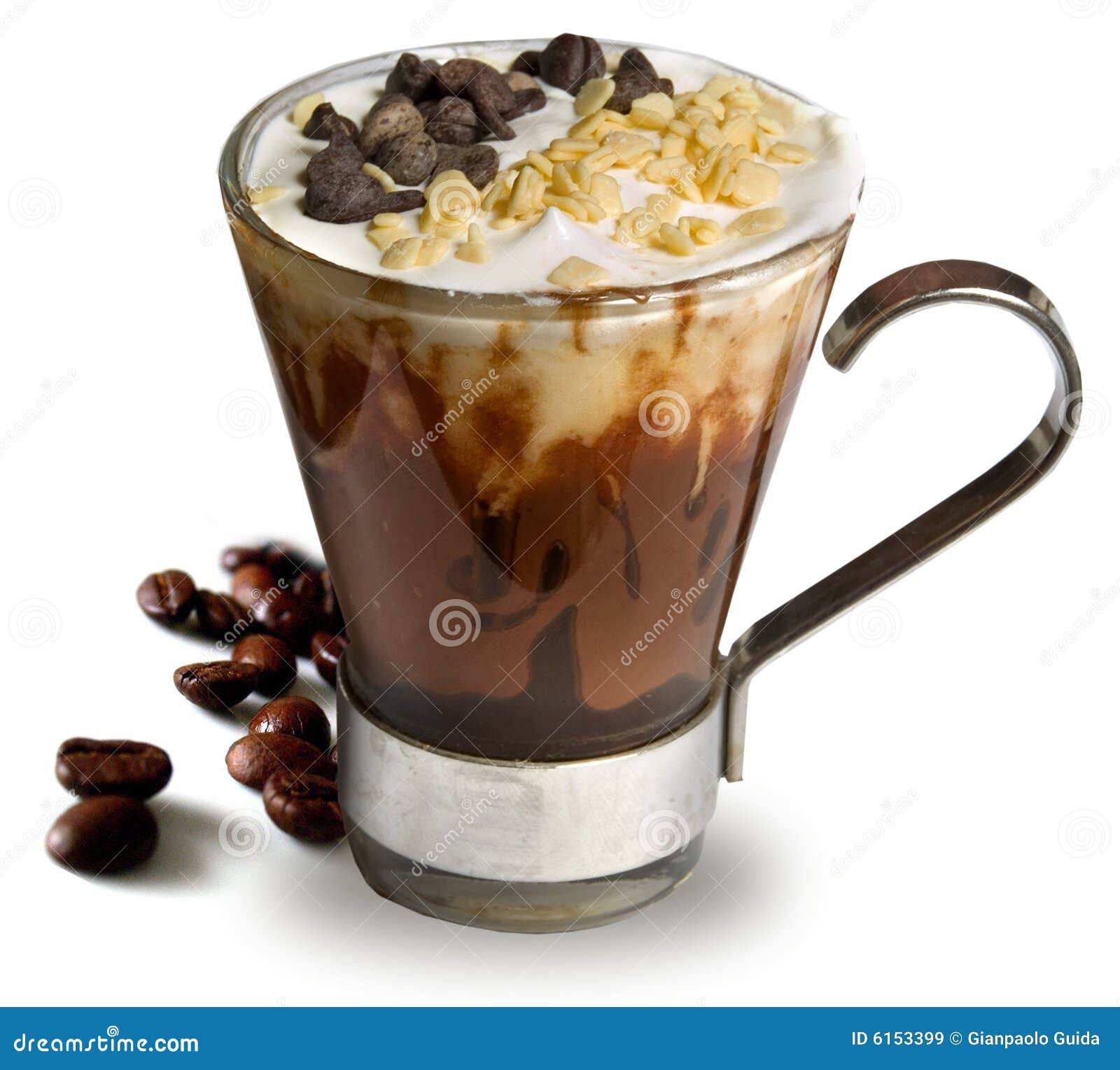 Tazza di caffè caldo immagine stock. Immagine di bianco - 6153399