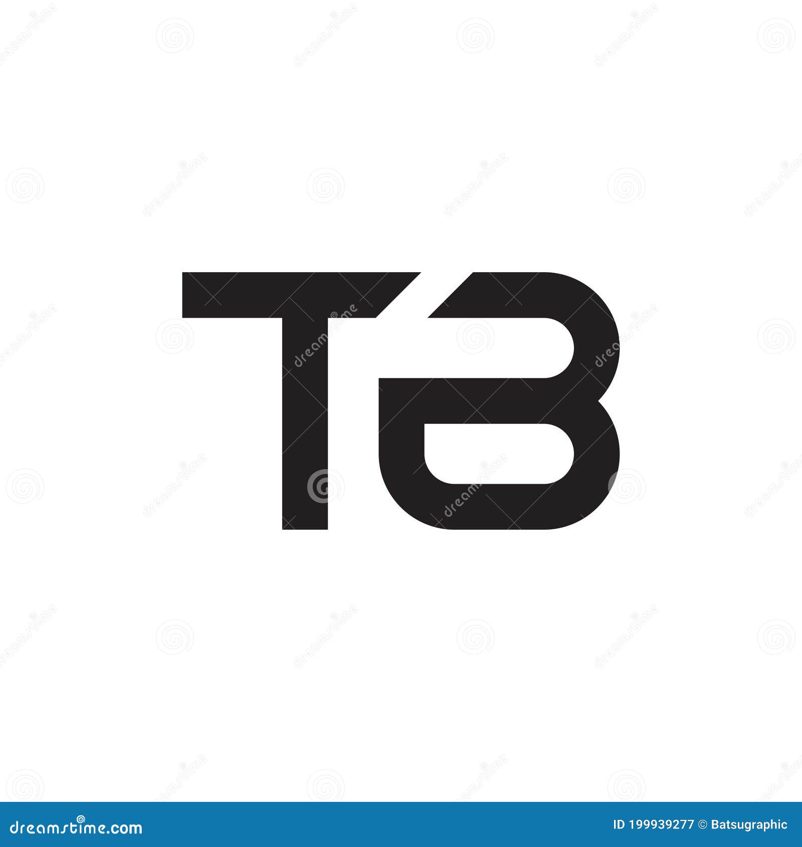 Tb Initial Letter Vector Logo Icon Stock Vector - Illustration of ...