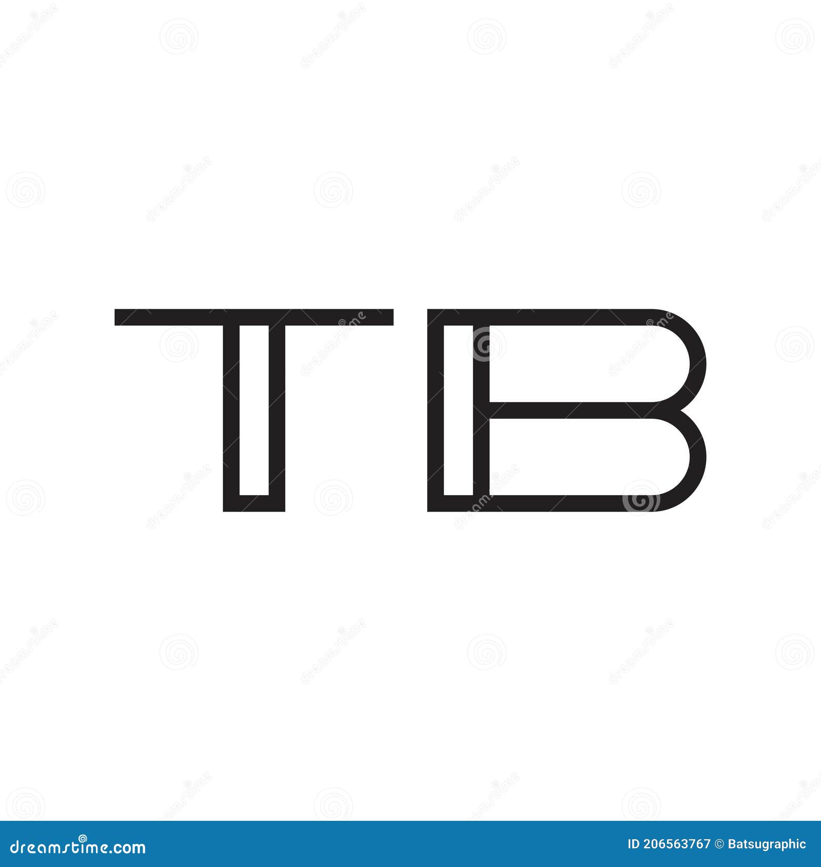 Tb Initial Letter Vector Logo Icon Stock Vector - Illustration of logo ...
