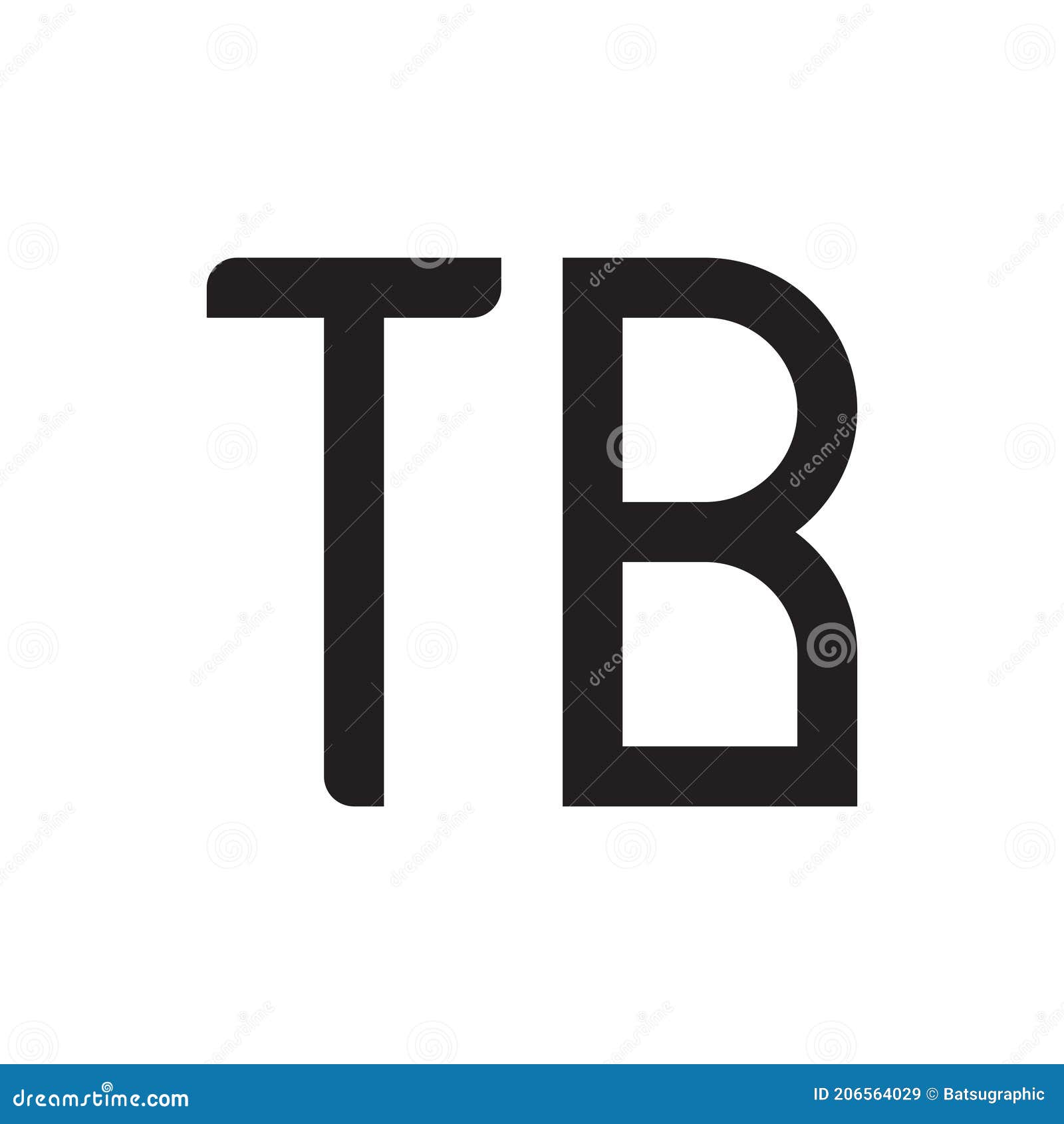 Tb Initial Letter Vector Logo Icon Stock Vector - Illustration of ...
