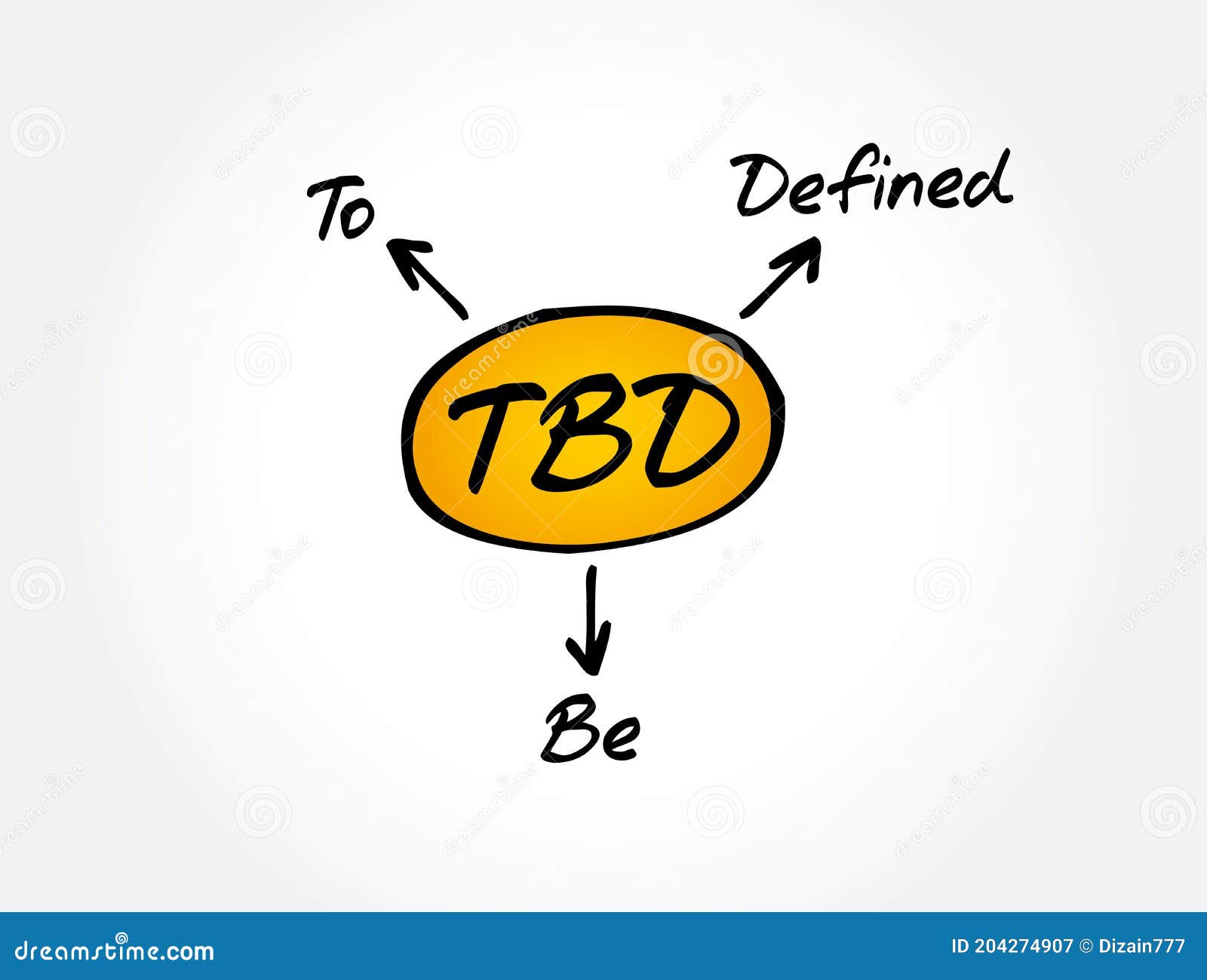 TBD - To Be Defined Acronym, Business Concept Background Stock Image ...
