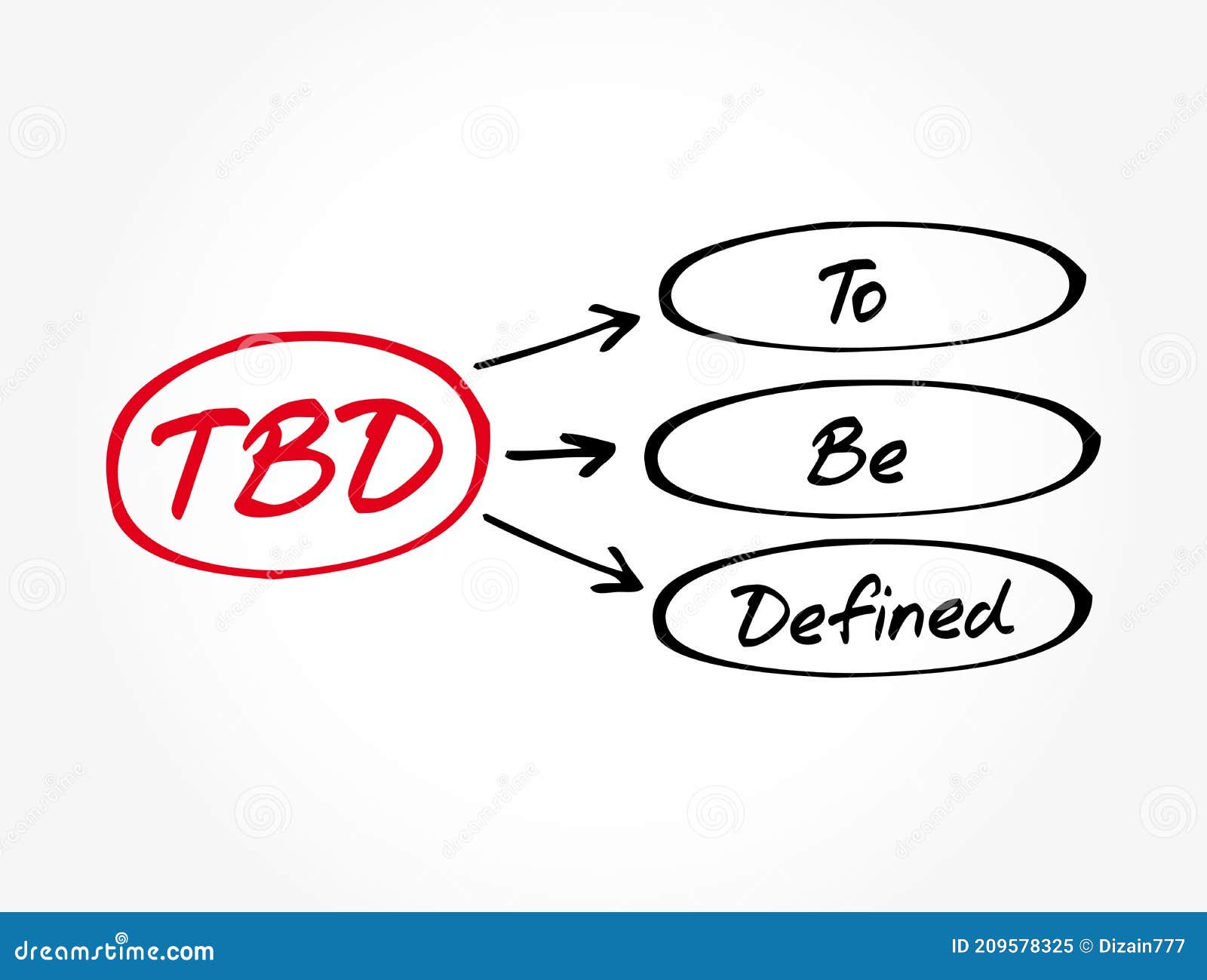 TBD - To Be Defined Acronym, Business Concept Background Stock ...