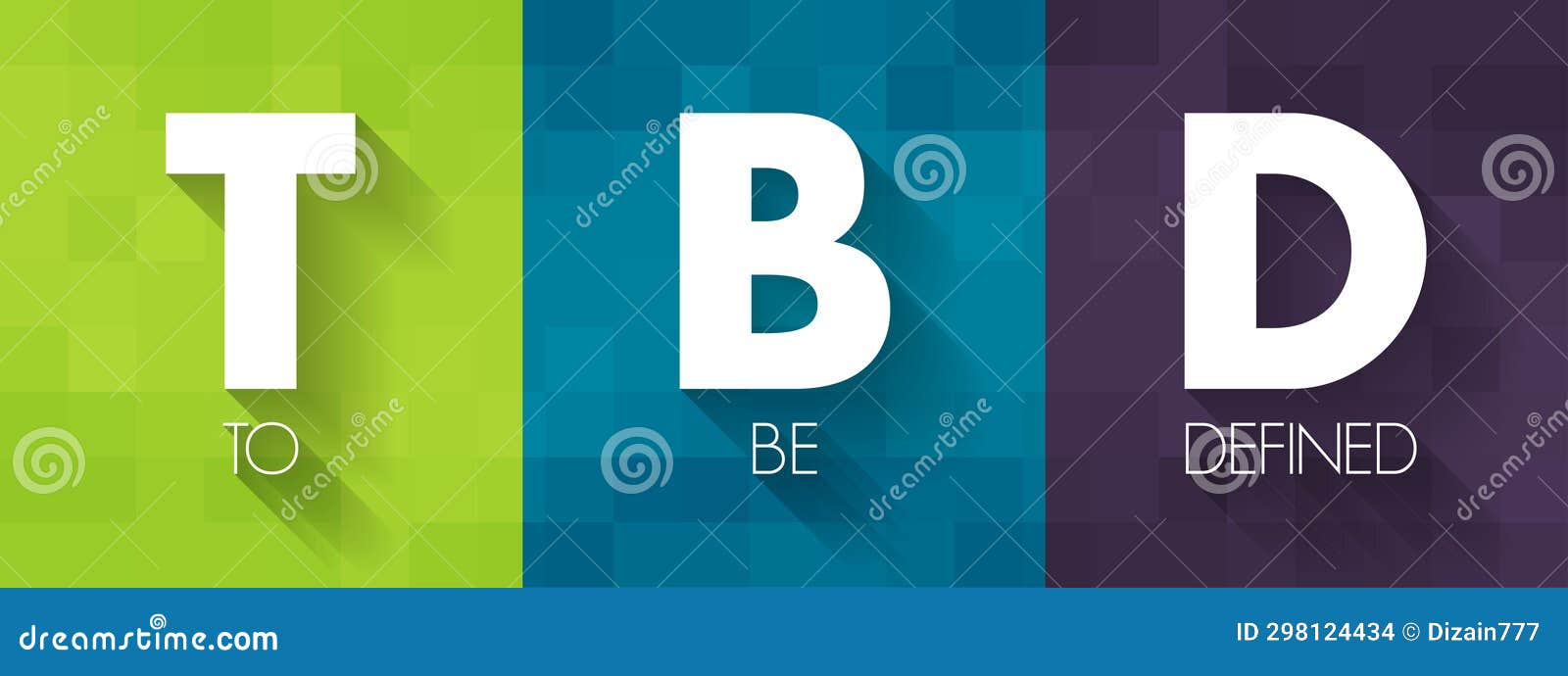 TBD - To Be Defined Acronym, Business Concept Background Stock Image ...