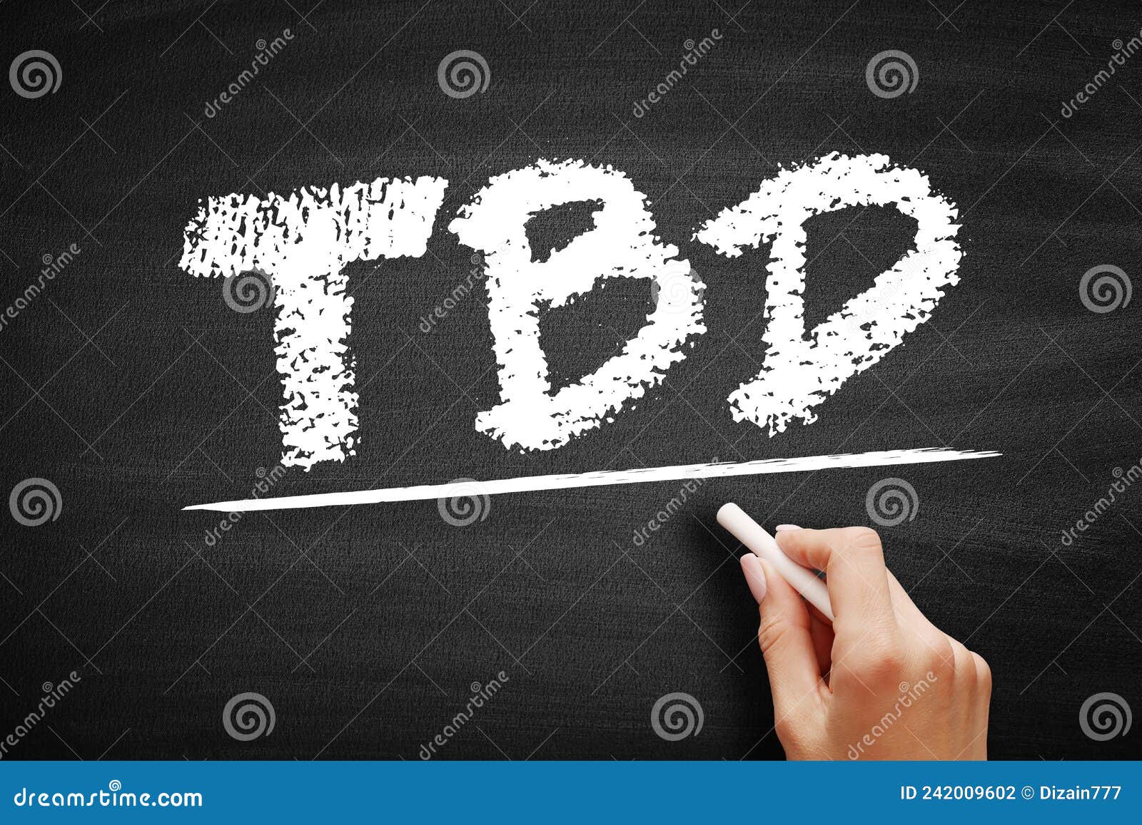 TBD - To Be Defined Acronym With Alarm Clock And Magnifying Glass ...