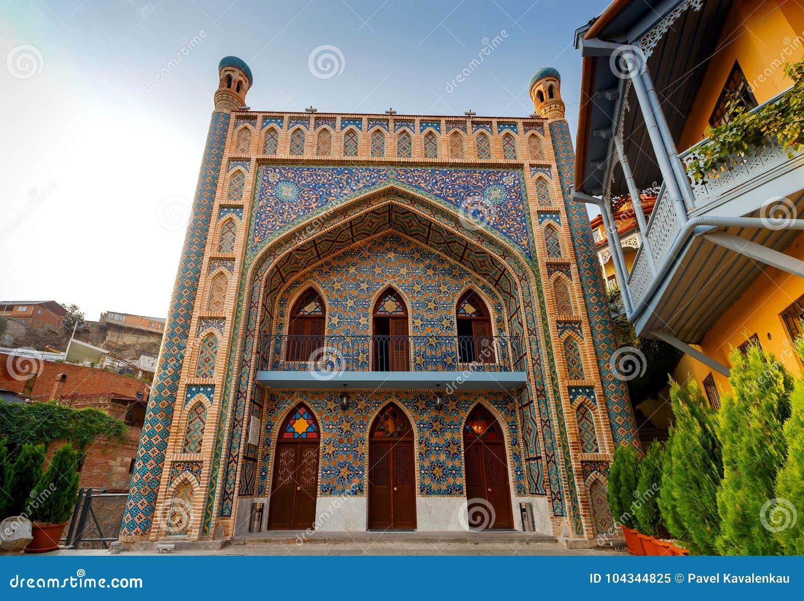 Tbilisi Bad Orbeliani stock afbeelding. Image of architectuur - 104344825