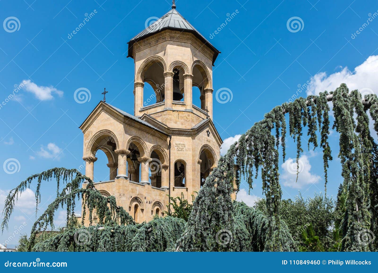 Sameba Cathedral, Tbilisi, Georgia, Europe Stock Photo - Image of holy ...