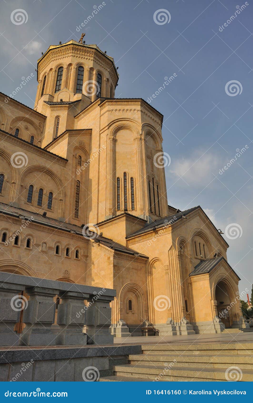 Tbilisi Sameba Cathedral stock photo. Image of georgia - 16416160