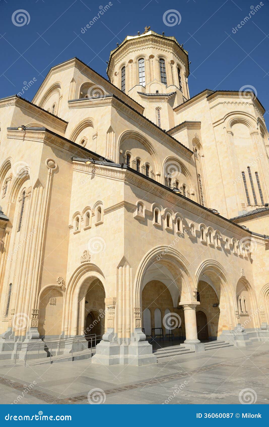 Tbilisi Sameba Cathedral stock image. Image of tbilisi - 36060087