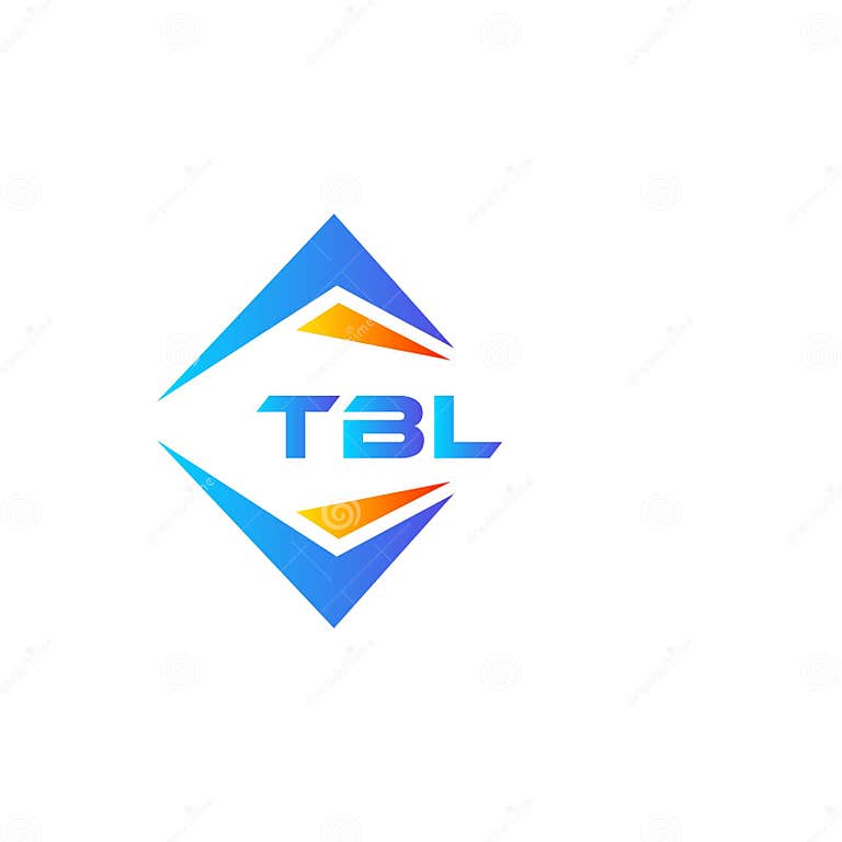 TBL Abstract Technology Logo Design on White Background. TBL Creative ...