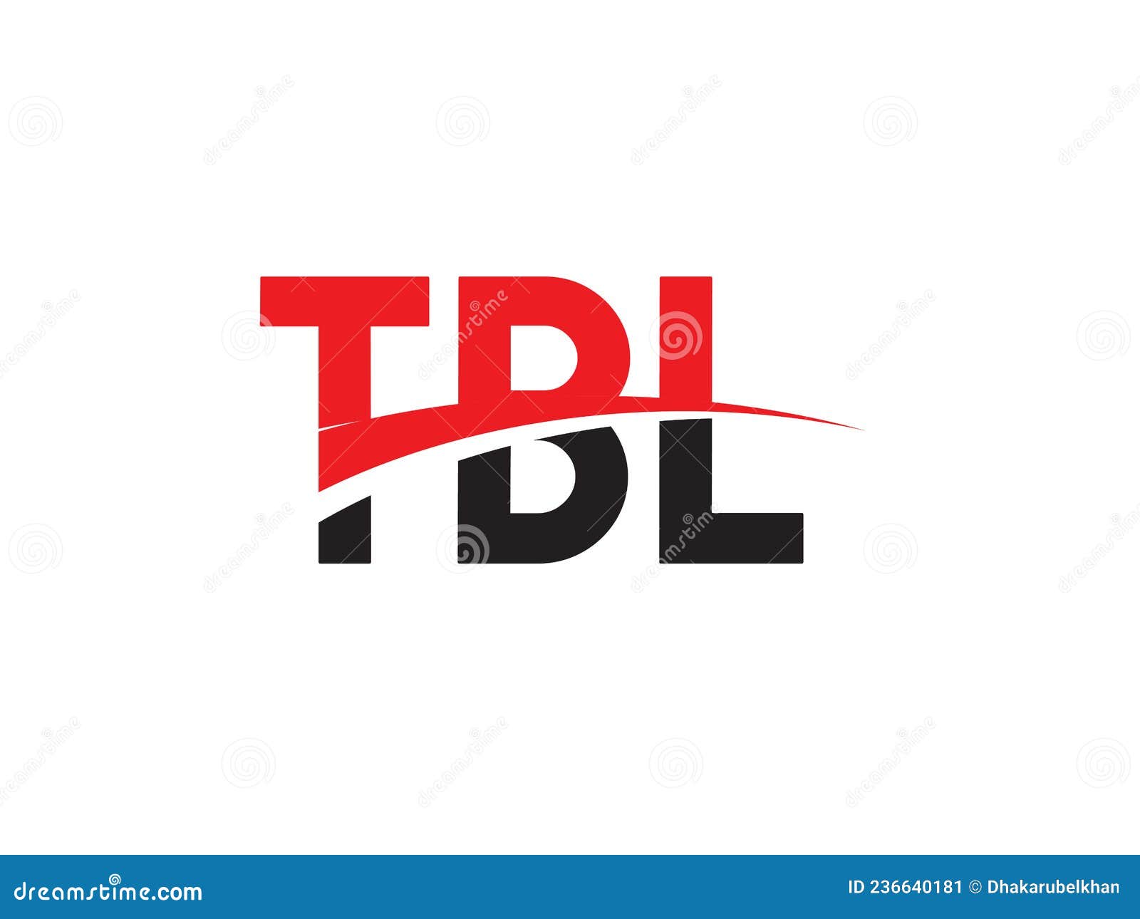 TBL Letter Initial Logo Design Vector Illustration Stock Vector ...