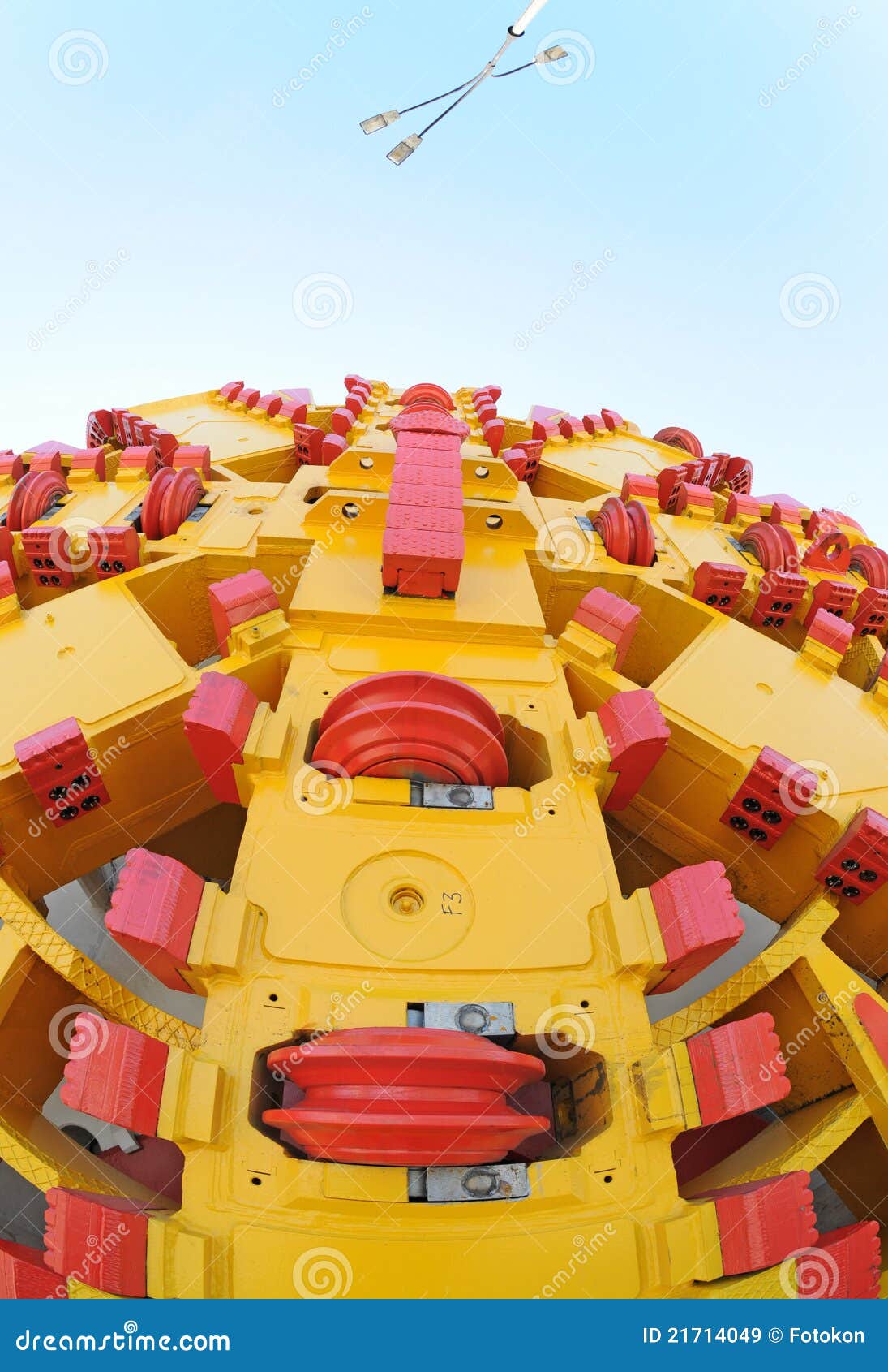 TBM machine in Warsaw editorial stock image. Image of construction ...