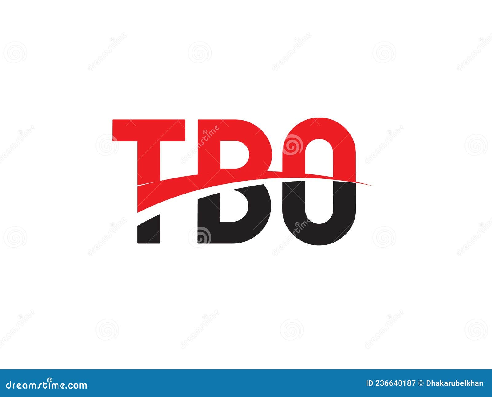 TBO Letter Initial Logo Design Vector Illustration Stock Vector ...