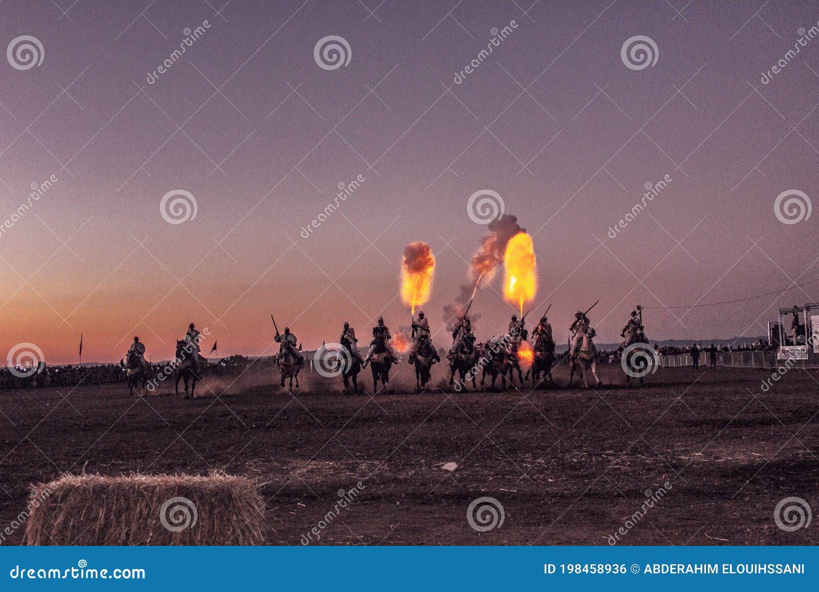 Tbourida Horses Show in Marrakech Editorial Photo - Image of show ...