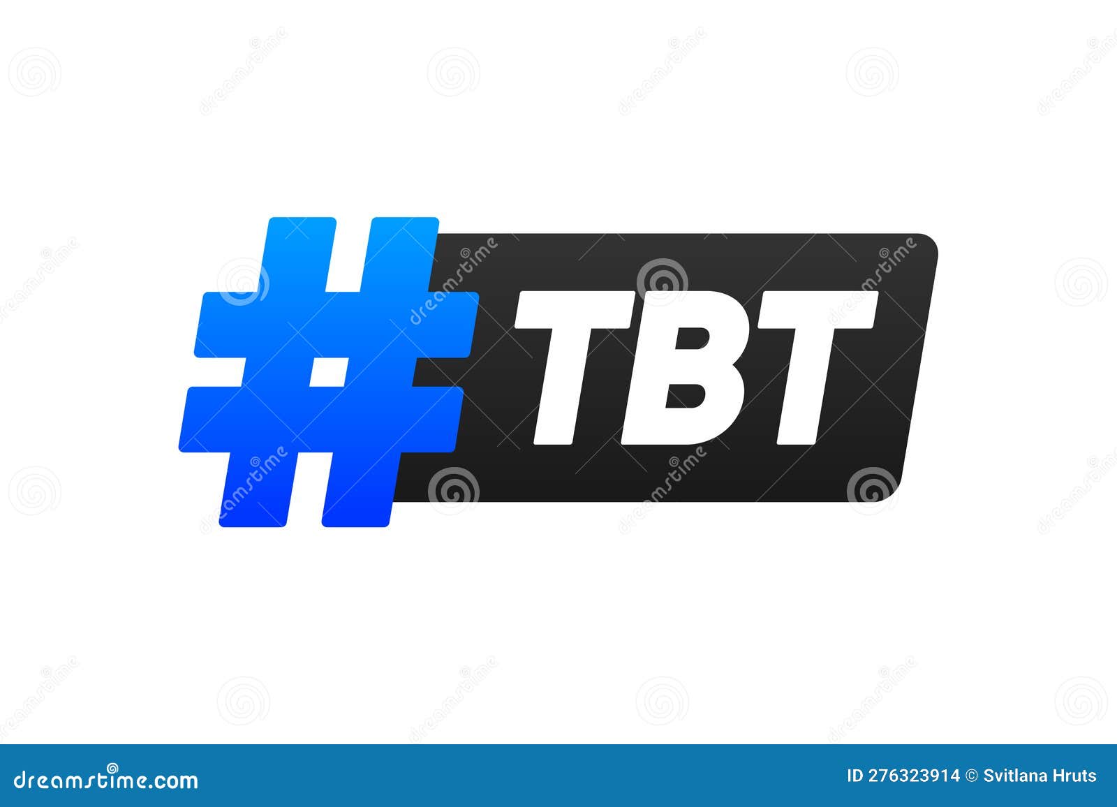 Tbt Hashtag. Thursday Throwback Symbol. Banner Tbt Concept. Vector ...
