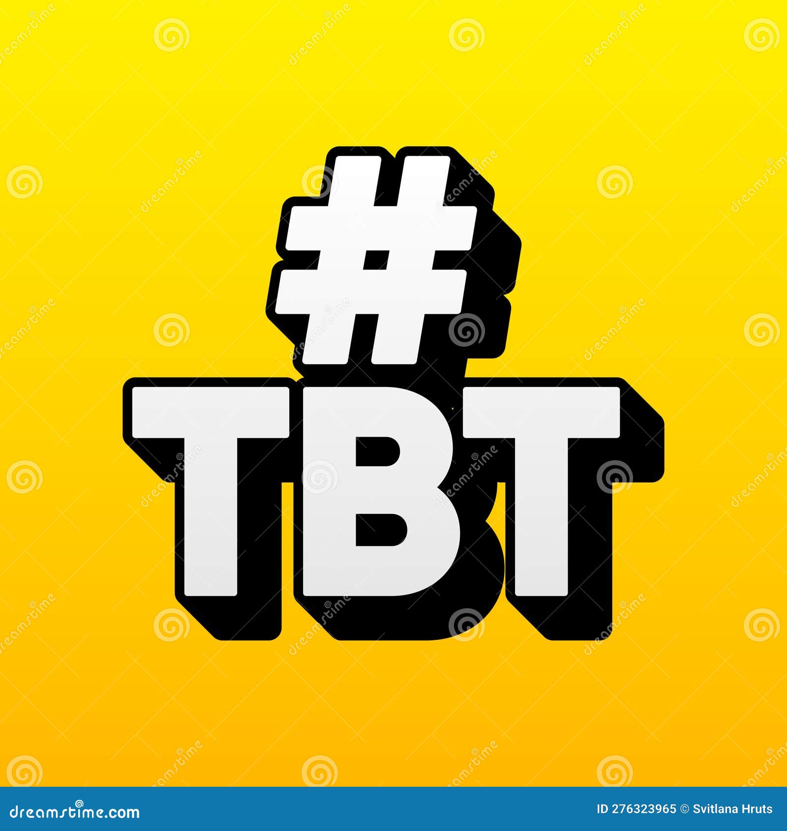 Tbt Hashtag. Thursday Throwback Symbol. Banner Tbt Concept. Vector ...