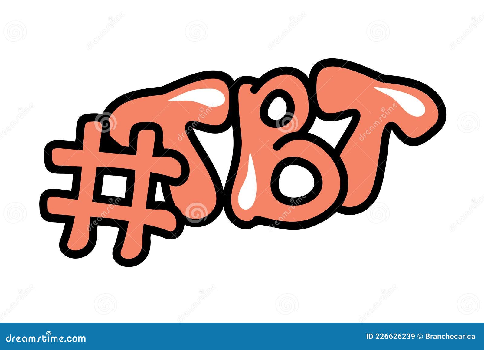 TBT tag stock vector. Illustration of type, graphic - 226626239