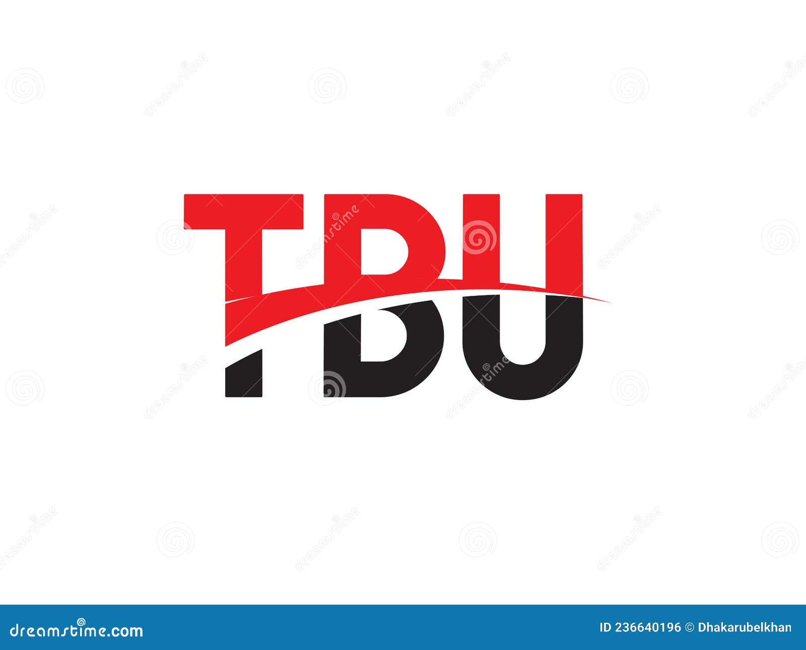 TBU Letter Initial Logo Design Vector Illustration Stock Vector ...
