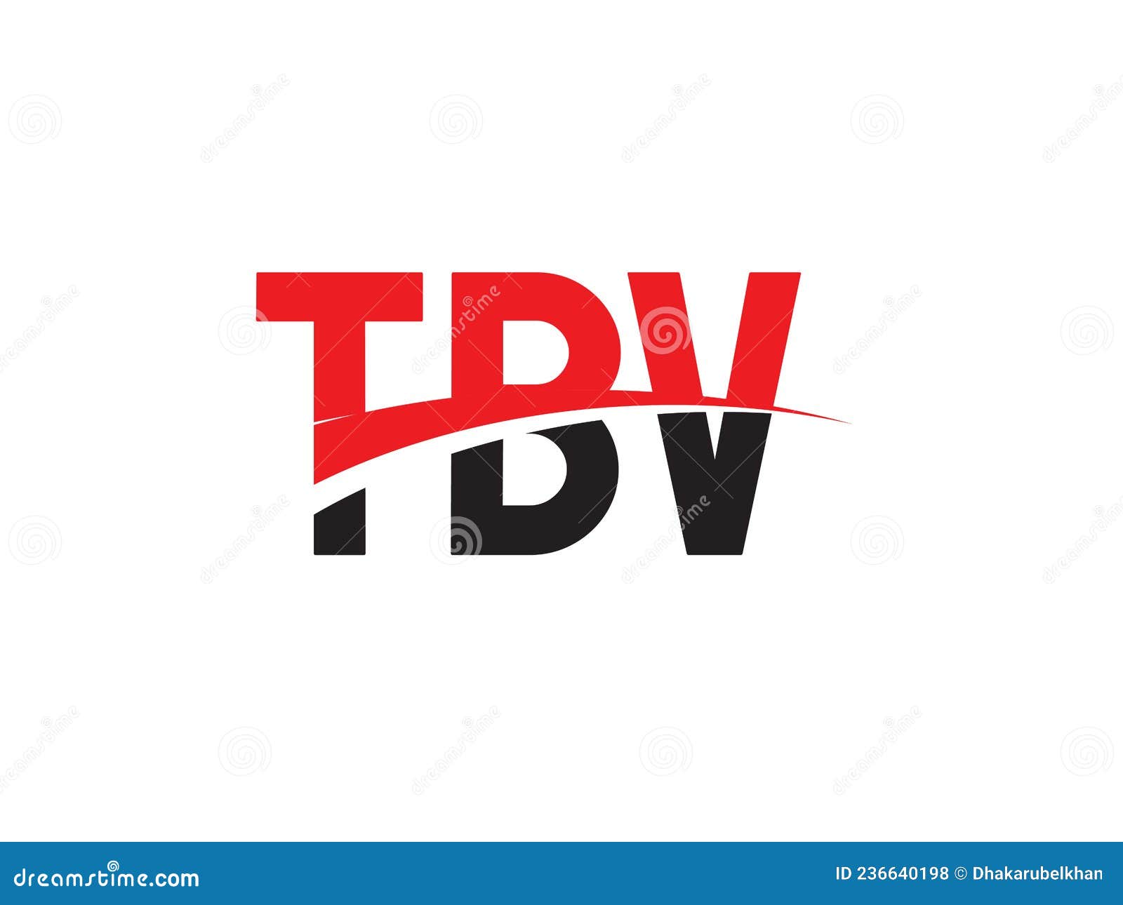 TBV Letter Initial Logo Design Vector Illustration Stock Vector ...