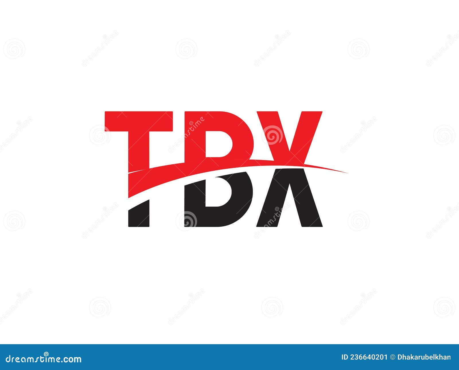 TBX Letter Initial Logo Design Vector Illustration Stock Vector ...