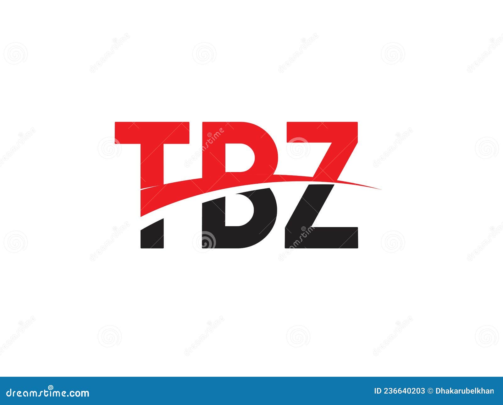 TBZ Letter Initial Logo Design Vector Illustration Stock Vector ...