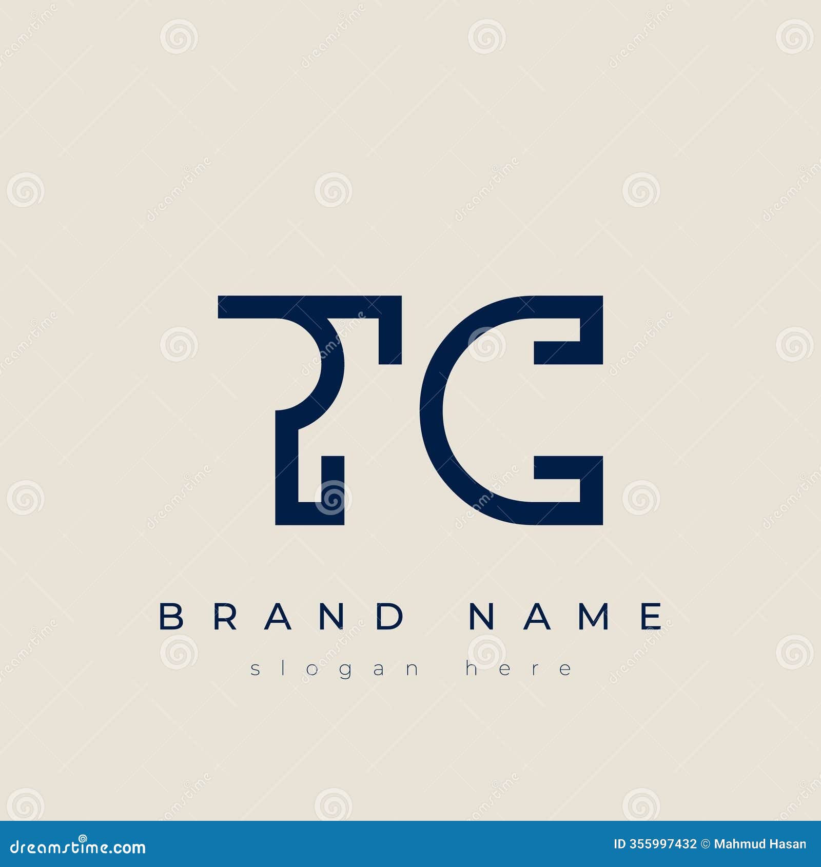 TC Alphabet Letter Icon Logo Vector Illustration | CartoonDealer.com ...