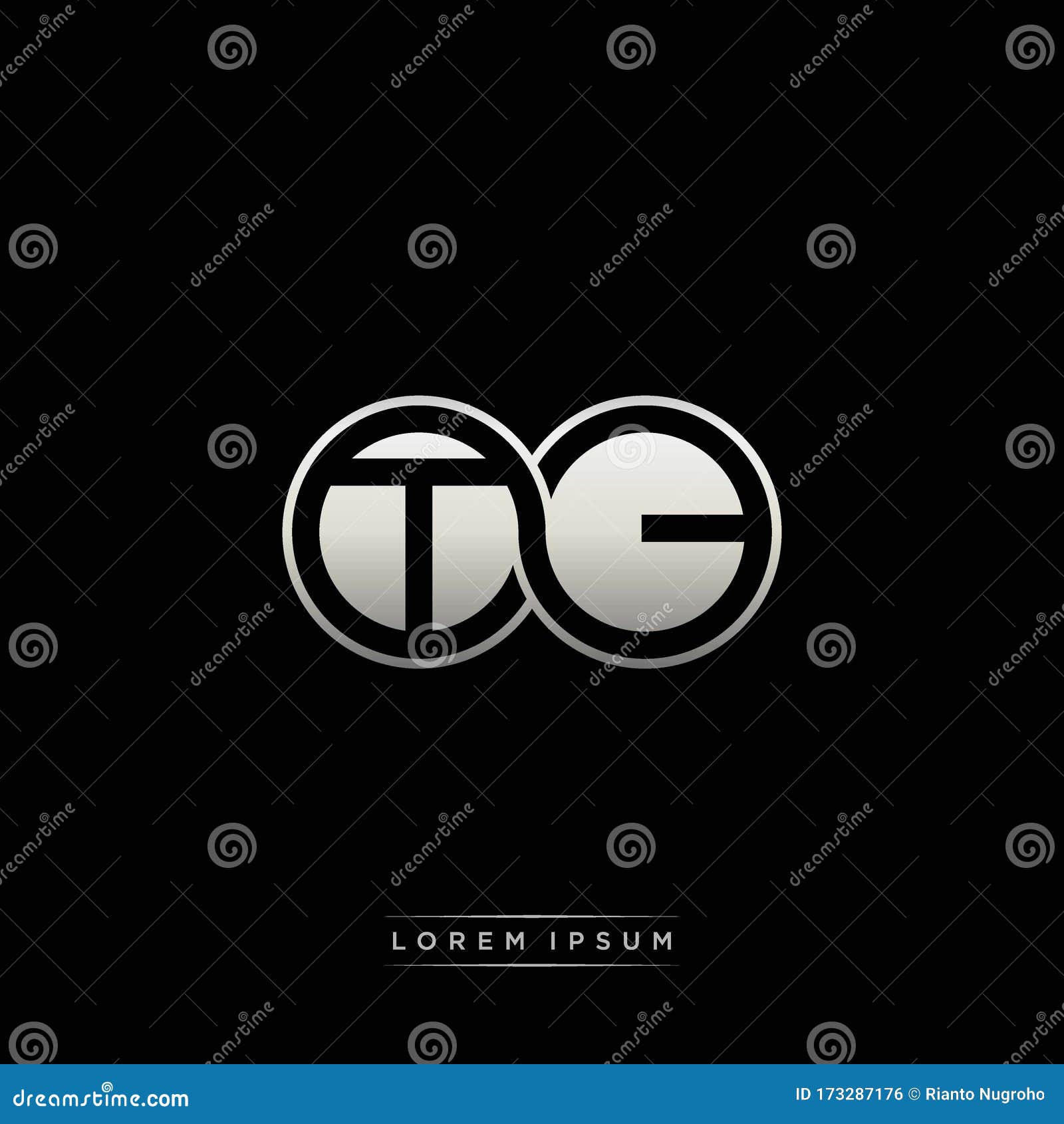 TC Initial Letter Linked Circle Capital Monogram Logo Modern Template ...