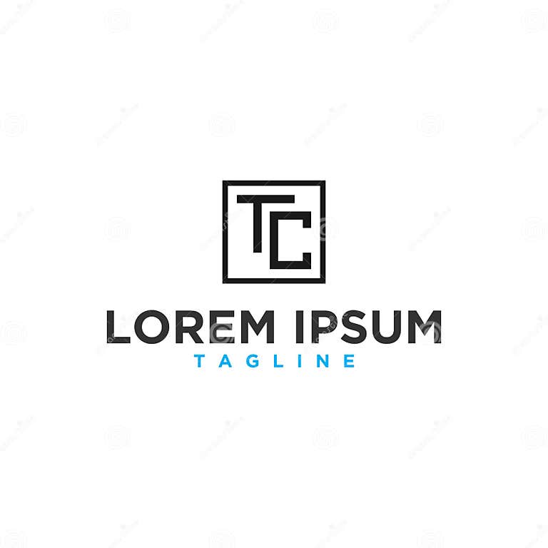 Tc Monogram Logo Design Inspiration Stock Vector - Illustration of ...