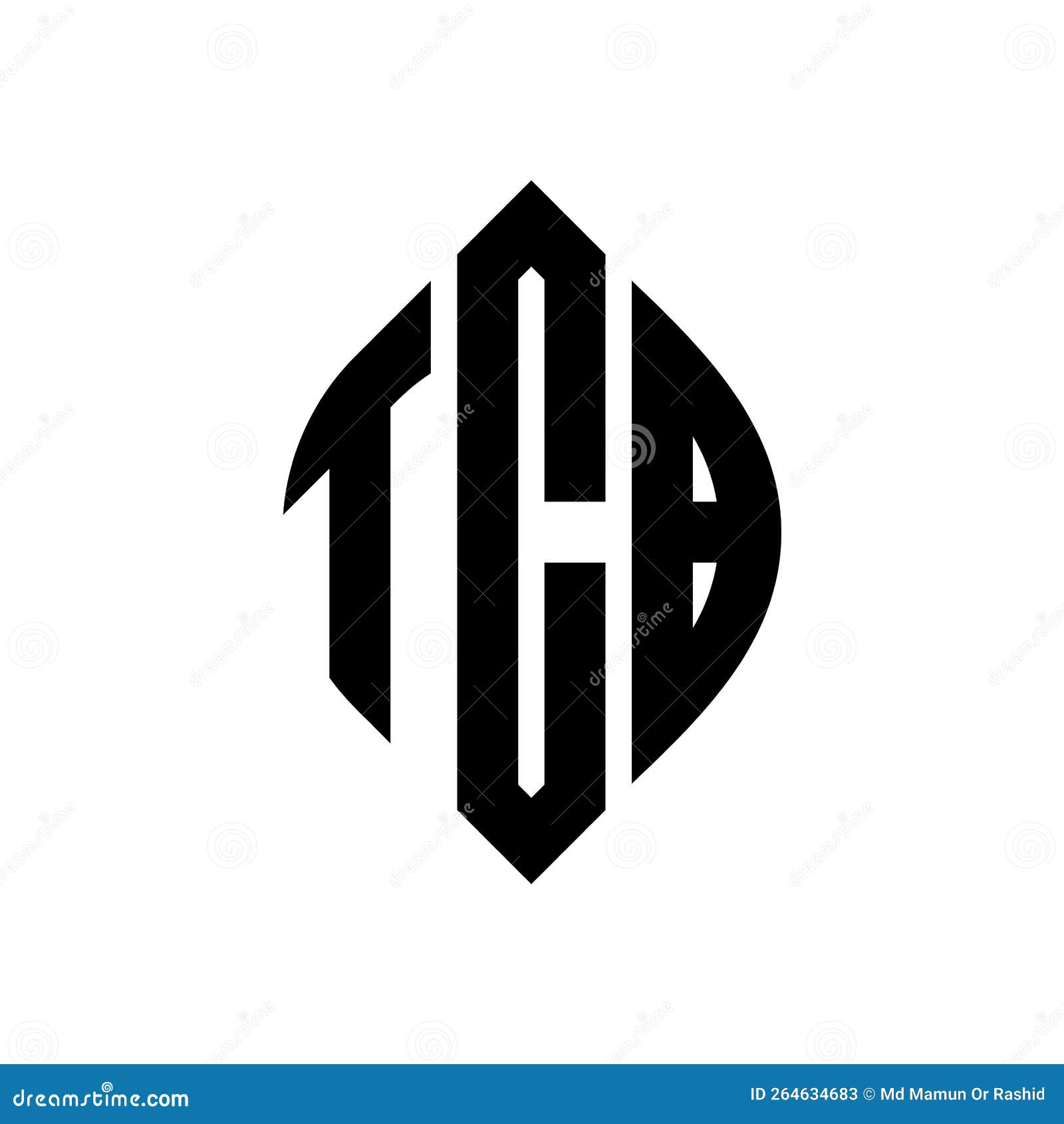 TCB Circle Letter Logo Design with Circle and Ellipse Shape. TCB ...