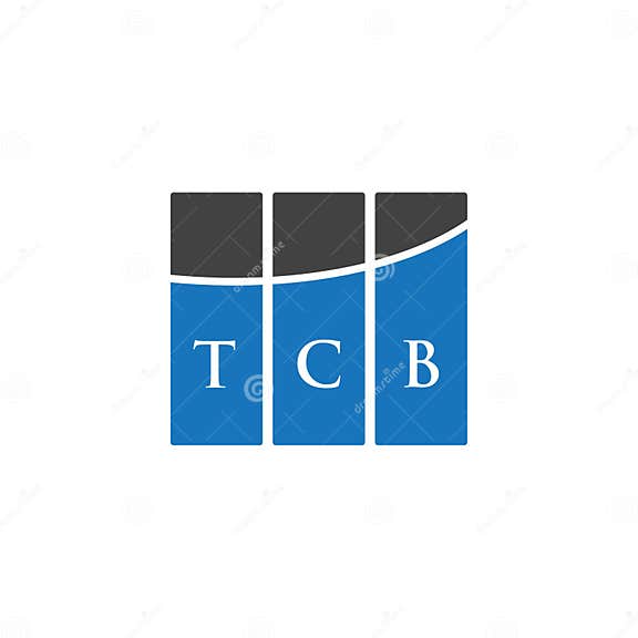 TCB Letter Logo Design on WHITE Background. TCB Creative Initials ...