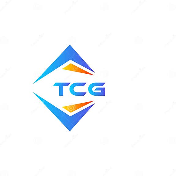 TCG Abstract Technology Logo Design on White Background. TCG Creative ...