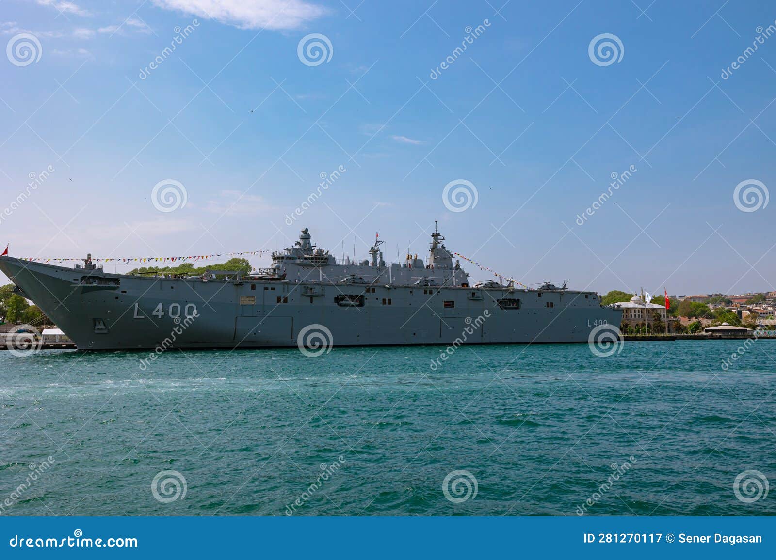 TCG Anadolu or L-400 Ship of Turkish Naval Forces Editorial Photography ...