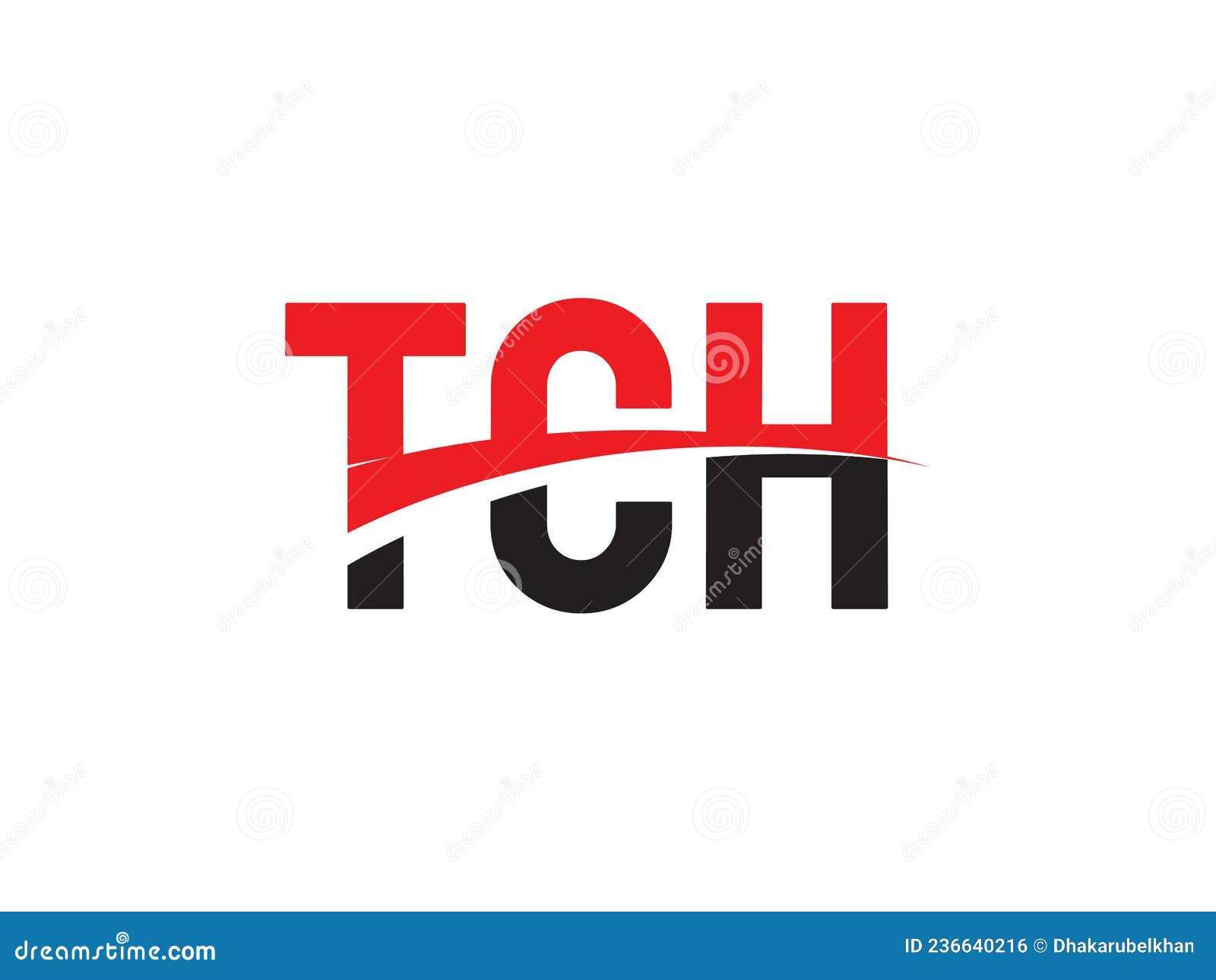 TCH Letter Initial Logo Design Vector Illustration Stock Vector ...