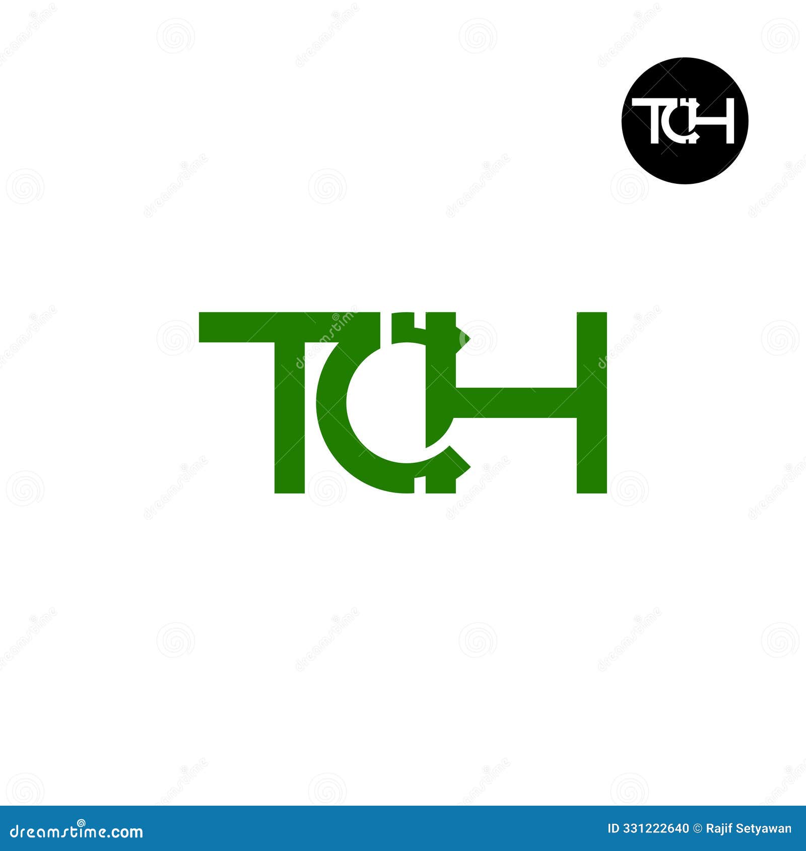 TCH Logo Letter Monogram Design Stock Vector - Illustration of ...