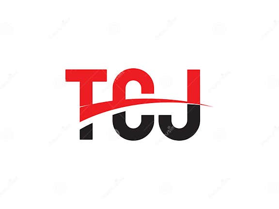 TCJ Letter Initial Logo Design Vector Illustration Stock Vector ...