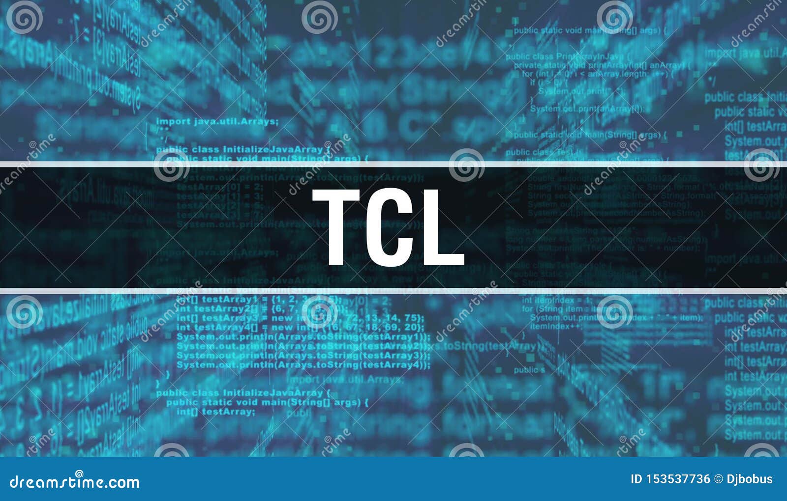 Tcl with Digital Java Code Text. Tcl and Computer Software Coding ...