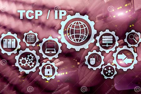 Tcp Ip Networking. Transmission Control Protocol. Internet Technology ...