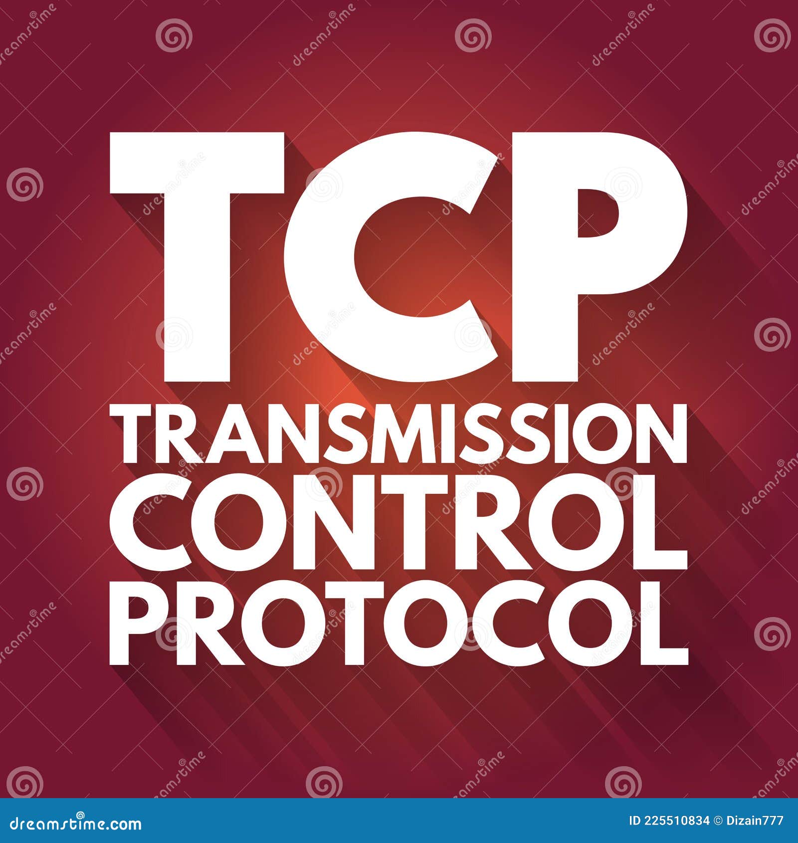 TCP - Transmission Control Protocol Acronym, Technology Concept ...