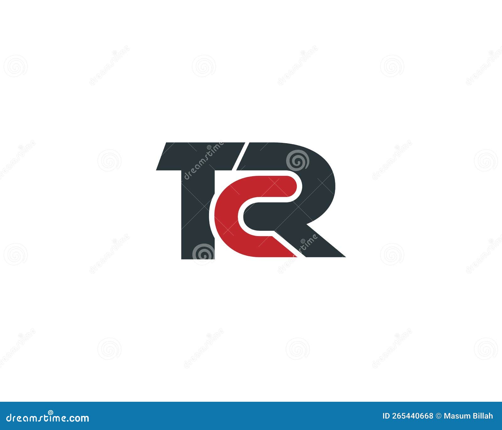 TCR, TRC Letter Unique and Professional Logo Design Stock Vector ...