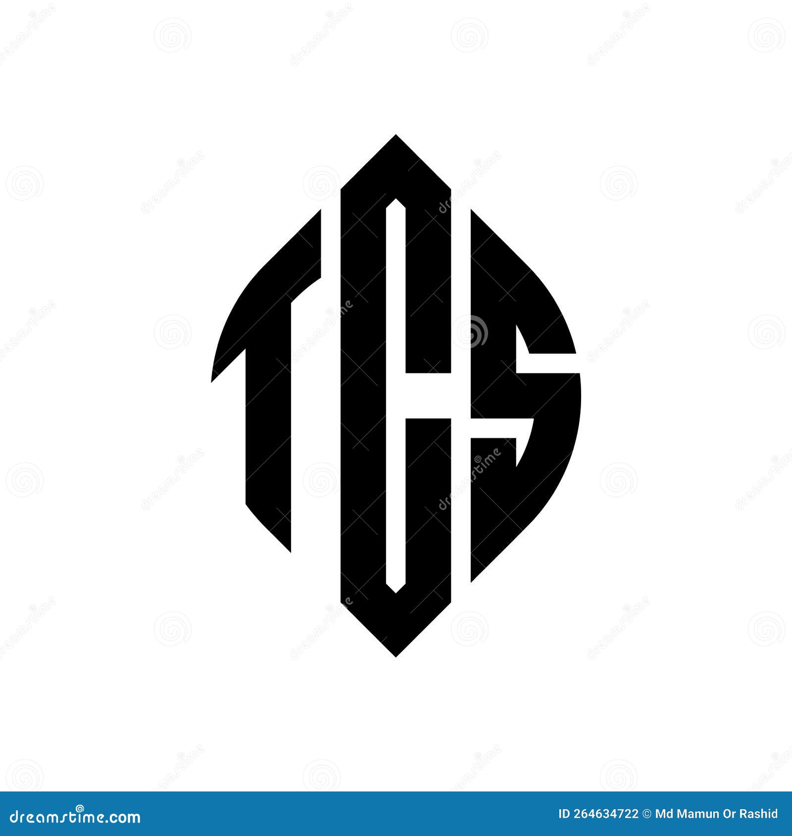 TCS Circle Letter Logo Design with Circle and Ellipse Shape. TCS ...