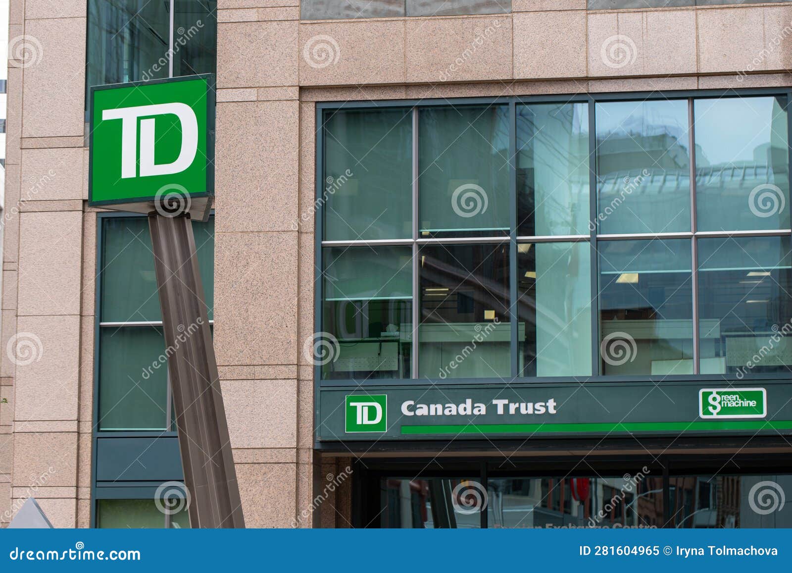 TD Bank Canada Trust in Ottawa Editorial Image - Image of loan ...