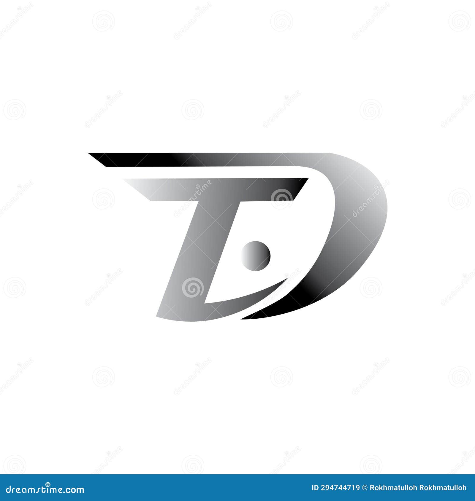 TD Logo Initials Company Design Template Vector Abstract Illustration ...